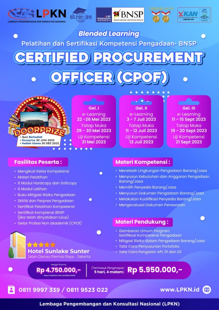 Cara Menjadi Jadi Ahli Pengadaan dalam Waktu Singkat: Pelatihan ...